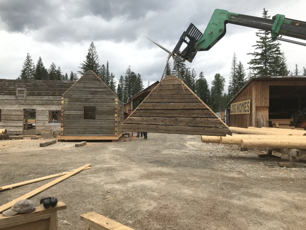 For Sale | Heritage Dovetail Log Shell | Hand hewn | loft space