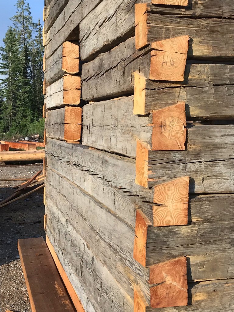 For Sale | Heritage Dovetail Log Shell | Hand hewn | loft space